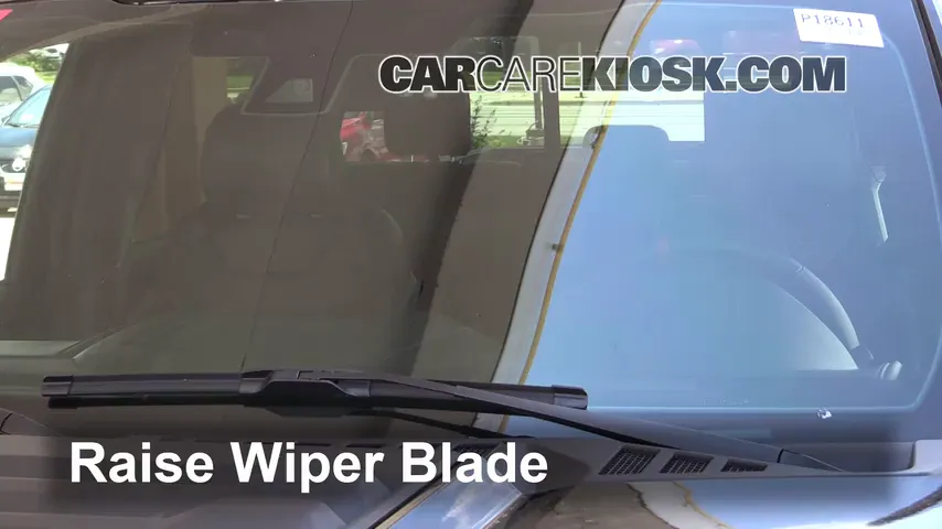 Front Windshield Wiper Blade Change: 2017 Ford F-150 Raptor 3.5L V6 ...