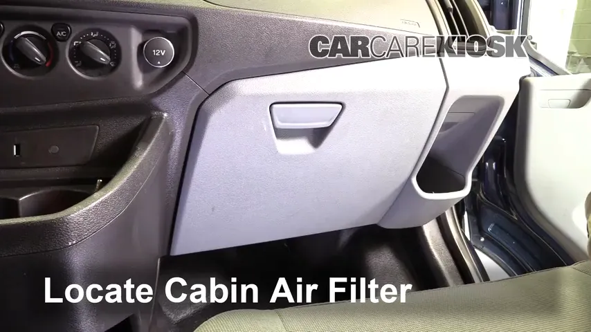 Cabin Air Filter Replacement: 2018 Ford Transit-250 3.7L V6 Standard ...