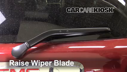 Rear Windshield Wiper Blade Change: 2017 GMC Acadia Limited 3.6L V6