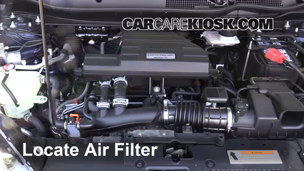 How to Change Engine Air Filter: 2017 Honda CR-V EX 1.5L 4 Cyl. Turbo