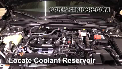 How to Add Refrigerant to a 2017 Honda Civic LX 1.5L 4 Cyl. Turbo Coupe