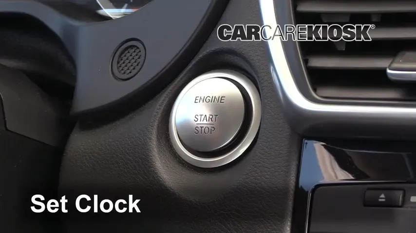 How to Set the Clock / Change Time on a 2017 Infiniti QX30 2.0L 4 Cyl ...