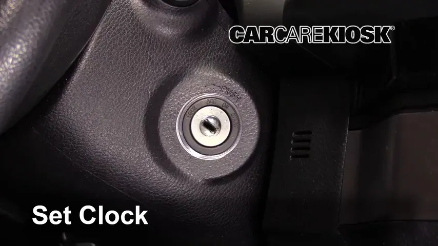 How to Set the Clock / Change Time on a 2017 Toyota Tacoma SR 2.7L 4 ...