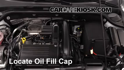 Oil & Filter Change 2017 Volkswagen Jetta S 1.4L 4 Cyl. Turbo