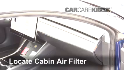 Cabin Filter Replacement: Tesla 3 2017-2019 - 2018 Tesla 3 Electric