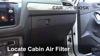 Cabin Filter Replacement: Volkswagen Tiguan 2018-2019 - 2018 Volkswagen ...