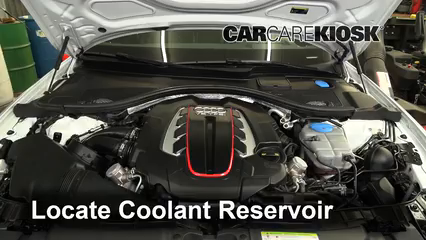 How to Add Coolant: 2018 Audi S6 Premium Plus 4.0L V8 Turbo