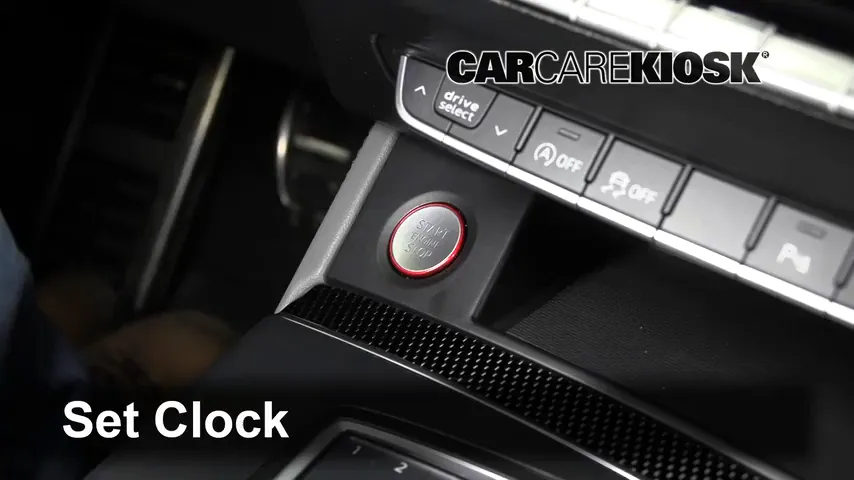 How to Set the Clock / Change Time on a 2018 Audi SQ5 Prestige 3.0L V6 ...