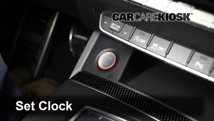 How to Set the Clock / Change Time on a 2018 Audi SQ5 Prestige 3.0L V6 ...