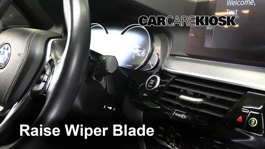 Front Windshield Wiper Blade Change: 2018 BMW 640i xDrive Gran Turismo ...