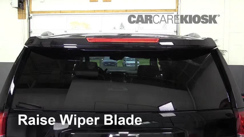 Rear Windshield Wiper Blade Change: 2018 Chevrolet Tahoe Premier 6.2L ...