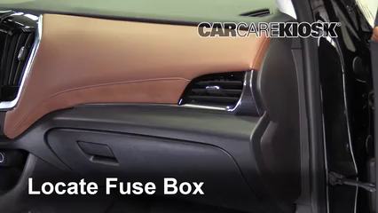 Interior Fuse Box Location: 2018 Chevrolet Traverse High Country 3.6L V6
