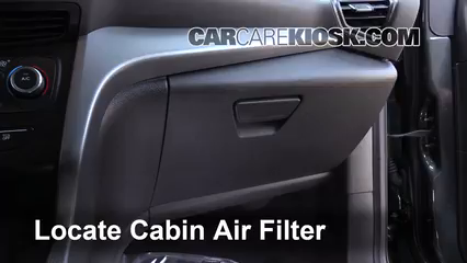 Cabin Air Filter Replacement: 2018 Ford Escape SE 1.5L 4 Cyl. Turbo