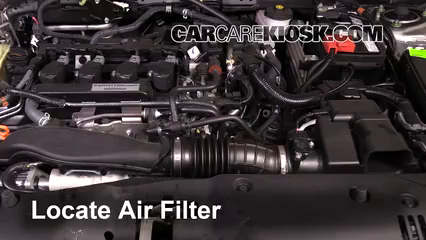 How to Change Engine Air Filter: 2018 Honda Civic LX 2.0L 4 Cyl. Hatchback