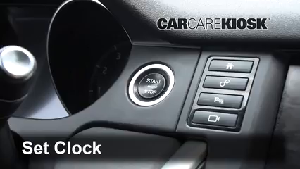 How to Set the Clock / Change Time on a 2018 Land Rover Discovery Sport ...