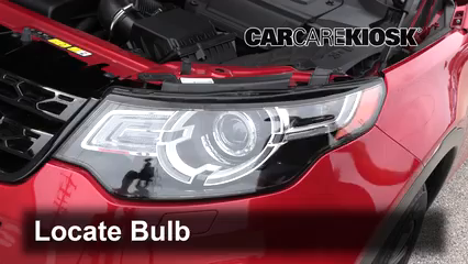 Headlight Bulb Replacement: 2018 Land Rover Discovery Sport HSE 2.0L 4 ...