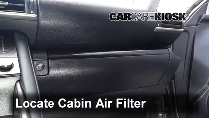 Cabin Air Filter Replacement: 2018 Lexus IS300 3.5L V6