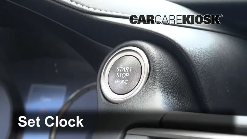 How to Set the Clock / Change Time on a 2018 Lexus IS300 3.5L V6