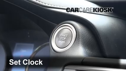How to Set the Clock / Change Time on a 2018 Lexus IS300 3.5L V6