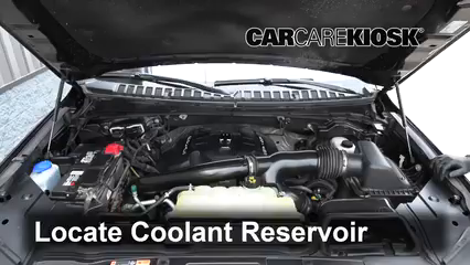 How to Add Coolant: 2018 Lincoln Navigator Reserve 3.5L V6 Turbo
