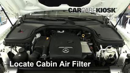Cabin Air Filter Replacement: 2018 Mercedes-Benz GLC300 4Matic 2.0L 4 ...