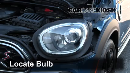 Headlight Bulb Replacement: 2018 Mini Cooper Countryman S 2.0L 4 Cyl. Turbo