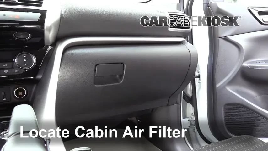 Cabin Air Filter Replacement: 2018 Mitsubishi Eclipse Cross LE 1.5L 4 ...