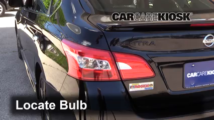 3rd Brake Light Bulb Replacement on a 2018 Nissan Sentra SR Turbo 1.6L ...