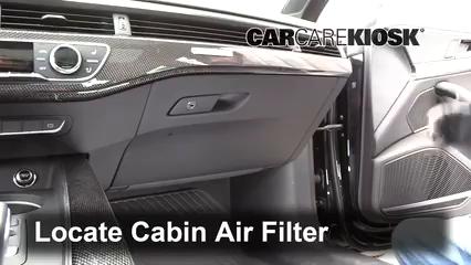 Cabin Air Filter Replacement: 2019 Audi S5 Prestige 3.0L V6 Turbo Coupe