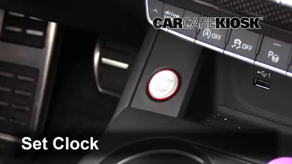 How to Set the Clock / Change Time on a 2019 Audi S5 Prestige 3.0L V6 ...