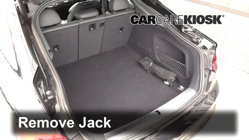 Replace Flat Tire with Spare Tire: 2019 Audi S5 Prestige 3.0L V6 Turbo ...