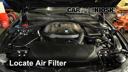 How to Change Engine Air Filter: 2019 BMW 430i xDrive Gran Coupe 2.0L 4 ...