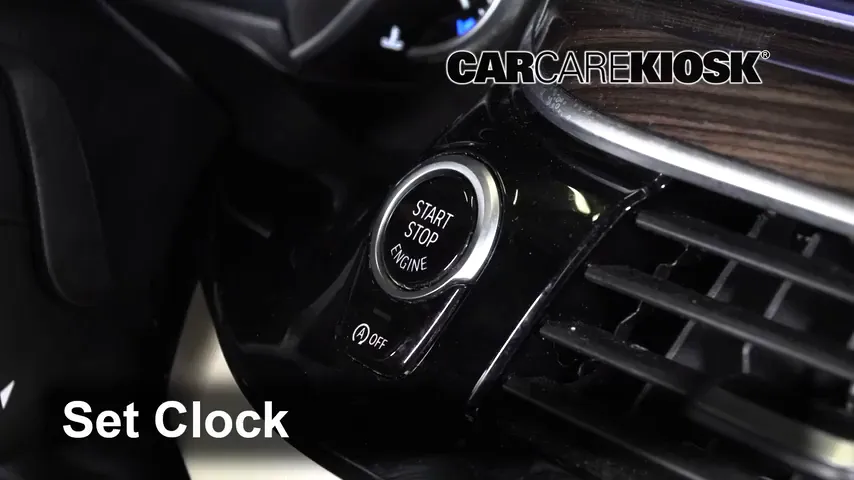 How to Set the Clock / Change Time on a 2019 BMW 530i 2.0L 4 Cyl. Turbo