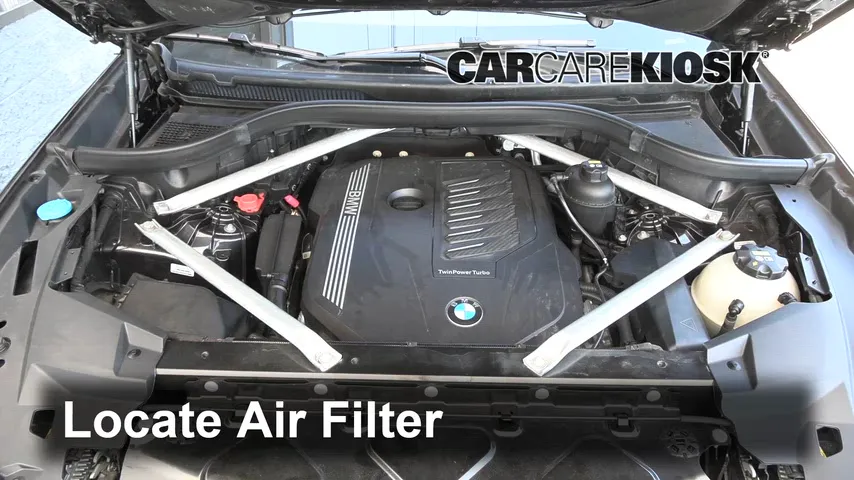How to Change Engine Air Filter: 2019 BMW X5 xDrive40i 3.0L 6 Cyl. Turbo