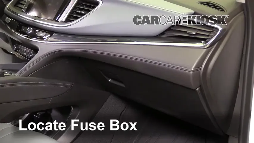 Interior Fuse Box Location: 2019 Buick Enclave Premium 3.6L V6