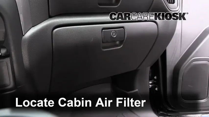 Cabin Air Filter Replacement: 2019 GMC Sierra 1500 5.3L V8 Crew Cab Pickup