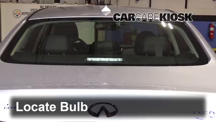 3rd Brake Light Bulb Replacement on a 2019 Infiniti Q50 Sport 3.0L V6 Turbo
