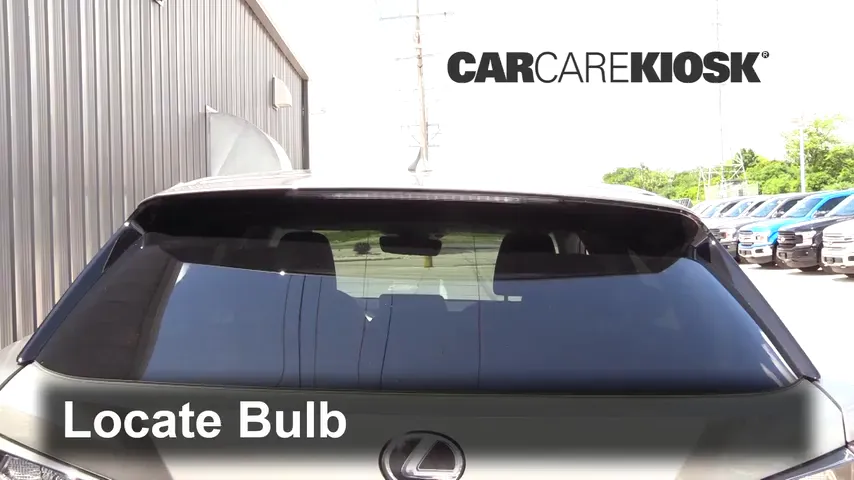 3rd Brake Light Bulb Replacement on a 2019 Lexus RX350 3.5L V6