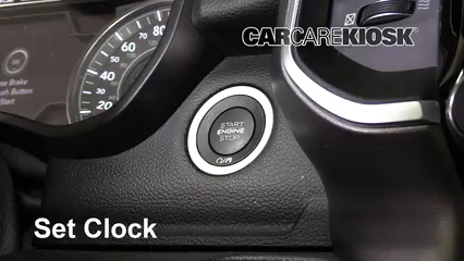 How to Set the Clock / Change Time on a 2019 Ram 1500 Big Horn 5.7L V8 ...