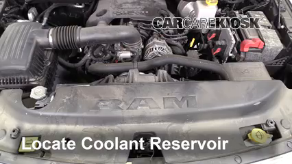 How to Add Coolant: 2019 Ram 1500 Big Horn 5.7L V8 Crew Cab Pickup