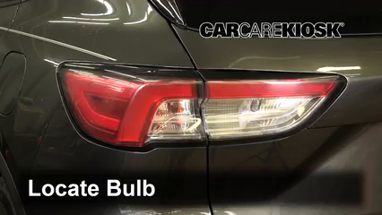 Tail Light Replacement on 2020 Ford Escape SE 1.5L 3 Cyl. Turbo