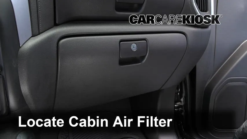 Cabin Air Filter Replacement: 2020 GMC Sierra 1500 Elevation 3.0L 6 Cyl ...