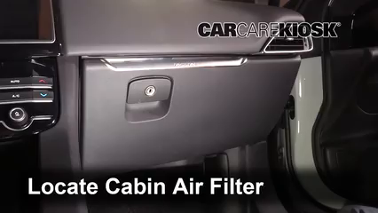 Cabin Air Filter Replacement: 2020 Jaguar F-Pace Premium 2.0L 4 Cyl ...