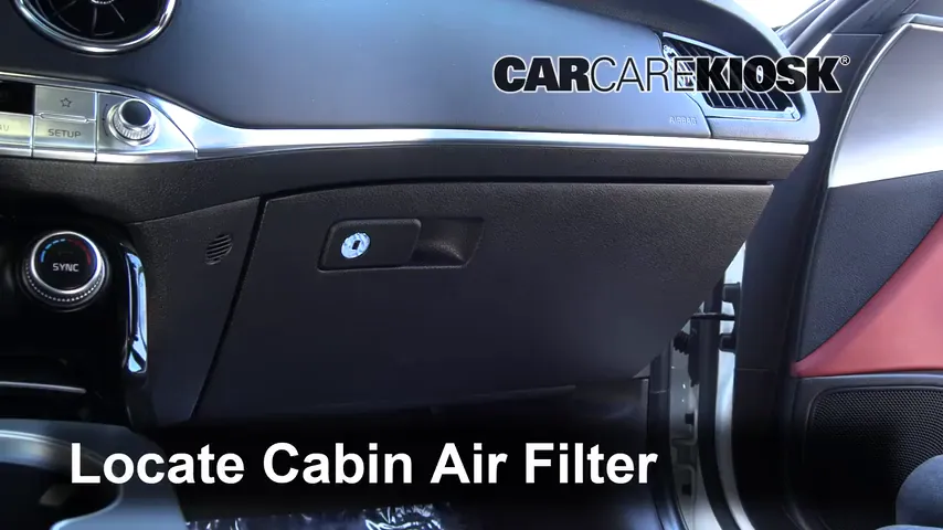 Cabin Air Filter Replacement: 2020 Kia Stinger GT2 3.3L V6 Turbo
