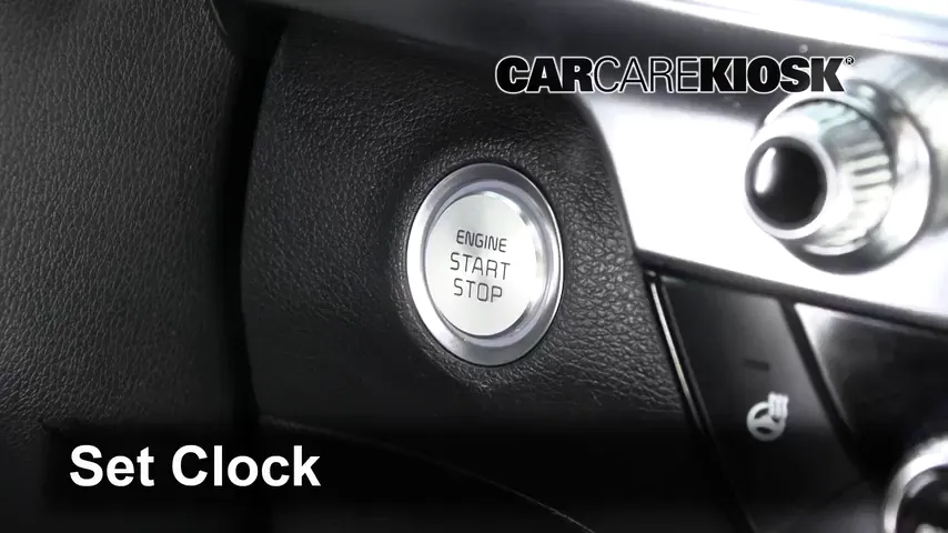 How to Set the Clock / Change Time on a 2020 Kia Telluride EX 3.8L V6
