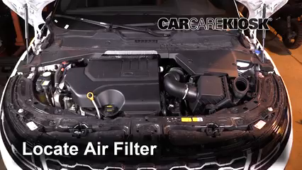 Cabin Air Filter Replacement: 2020 Land Rover Range Rover Evoque SE 2 ...