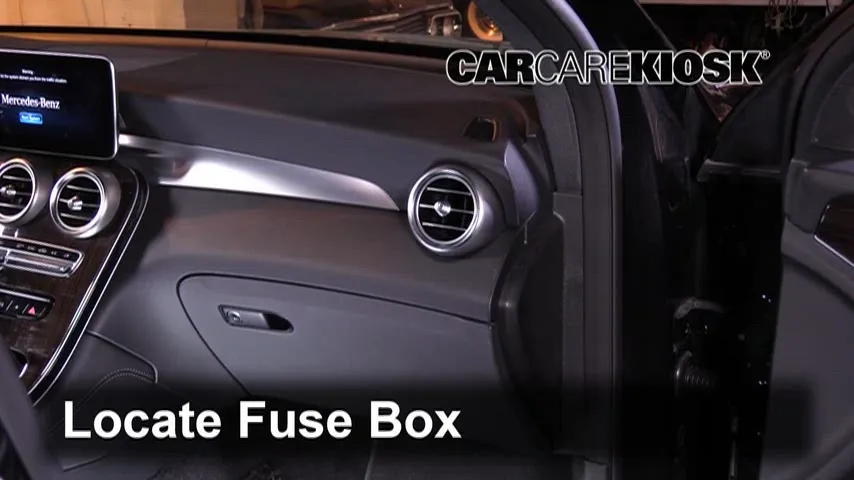 Interior Fuse Check: 2020 Mercedes-Benz GLC300 4Matic 2.0L 4 Cyl. Turbo