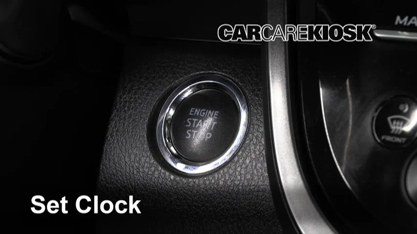 How to Set the Clock / Change Time on a 2020 Toyota Camry XSE 3.5L V6
