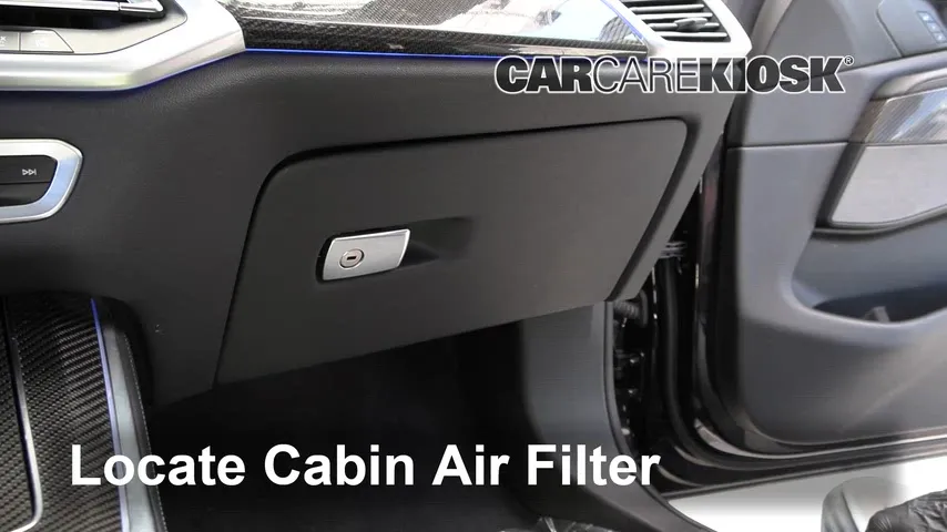 Cabin Air Filter Replacement: 2021 BMW X5 M50i 4.4L V8 Turbo