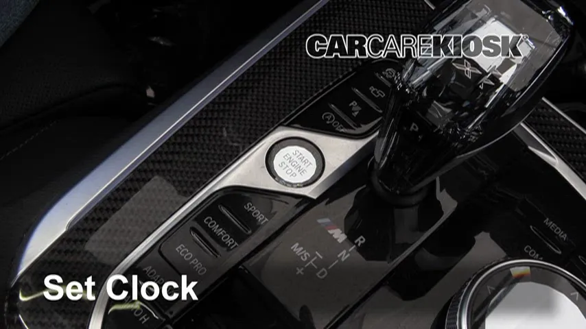 How to Set the Clock / Change Time on a 2021 BMW X5 M50i 4.4L V8 Turbo
